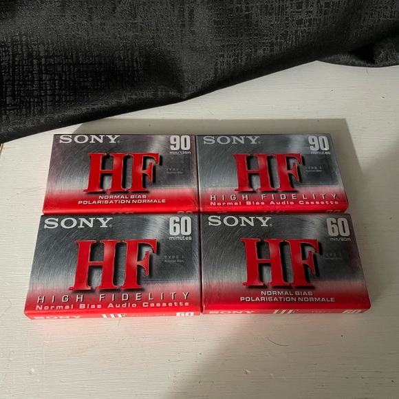 Sony | Media | Sony Hf 6 90 Min Blank Audio Cassette Tape High Fidelity ...